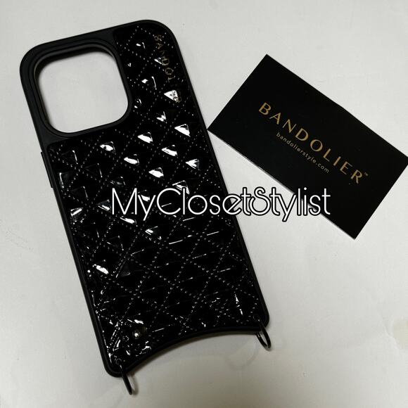 Bandolier | Cell Phones & Accessories | Bandolier Black Patent Pyramid ...